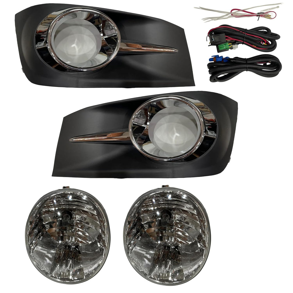 K D Fog Lamp Set Fortuner T2 Complete Kit with Wiring Harness, 2009-20 ...