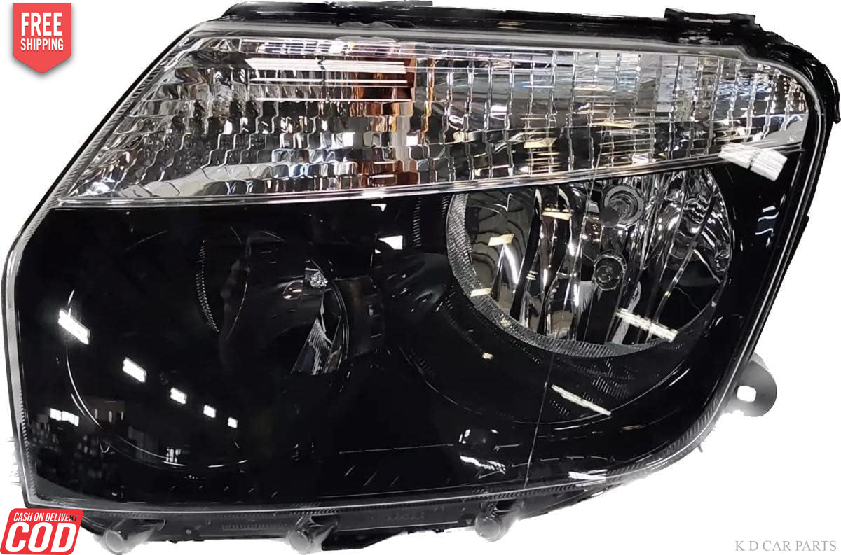 K D Headlight for Renault Duster 110 BLACK BIG BRACKET TYPE 2 – Kishore ...