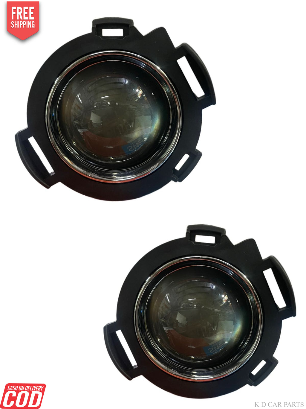 K D Projector Fog Lamp for Tata Tiago, Tigor, Punch, 2016-2020 Models ...