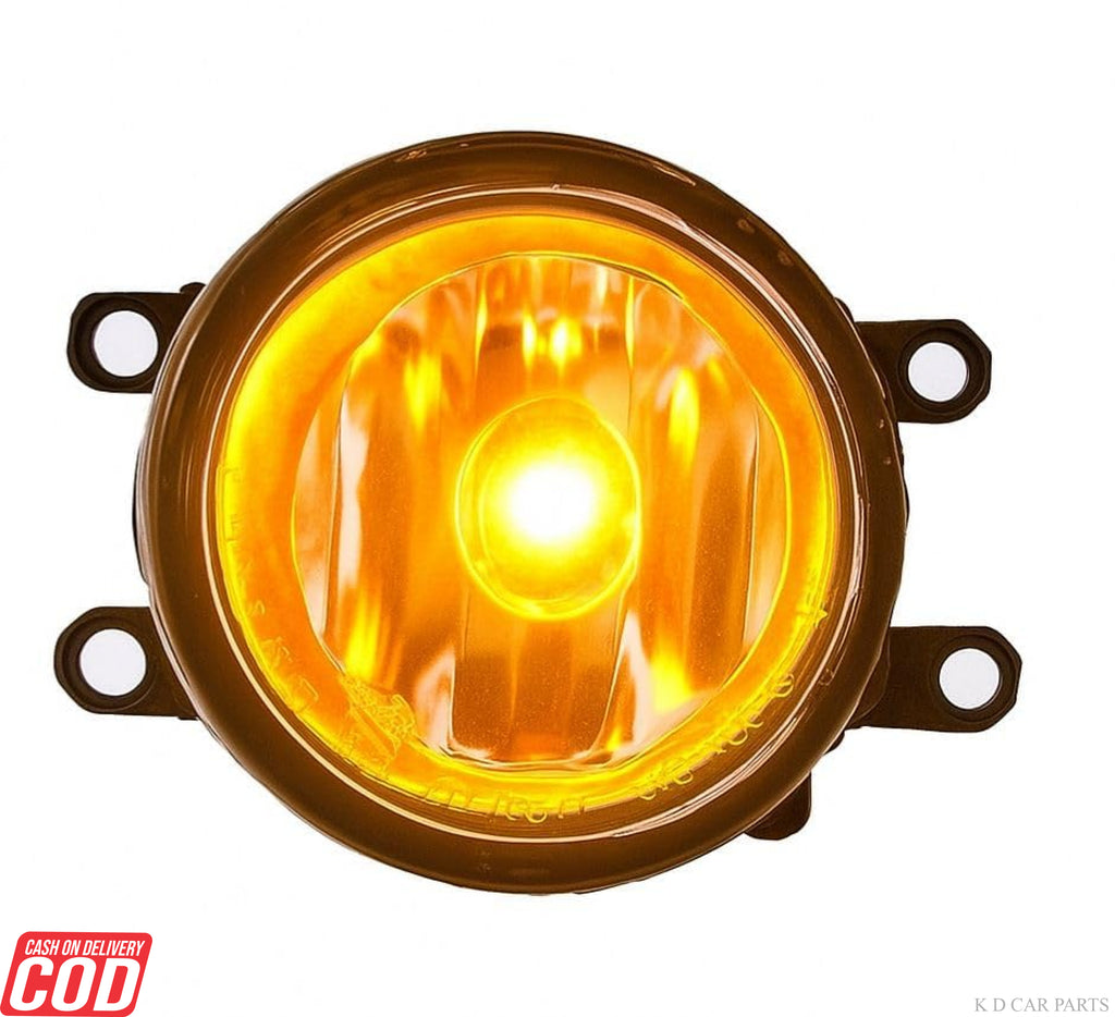 K D Universal Yellow Halogen Fog Lamp (Single) | Super Bright Focus Be ...